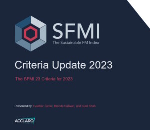 SFMI 2023 Programme, Regulatory and Criteria Update - SFMI (Sustainable ...